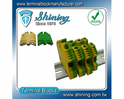 TF-G10 Euro Type 10mm Grounding Terminal Strip - Shining E&E Industrial